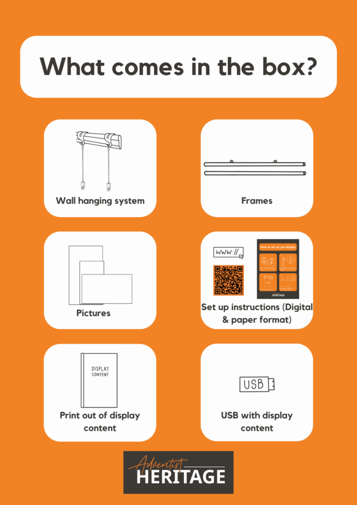 HOW TO SET UP YOUR DISPLAY - Adventist Heritage Centre