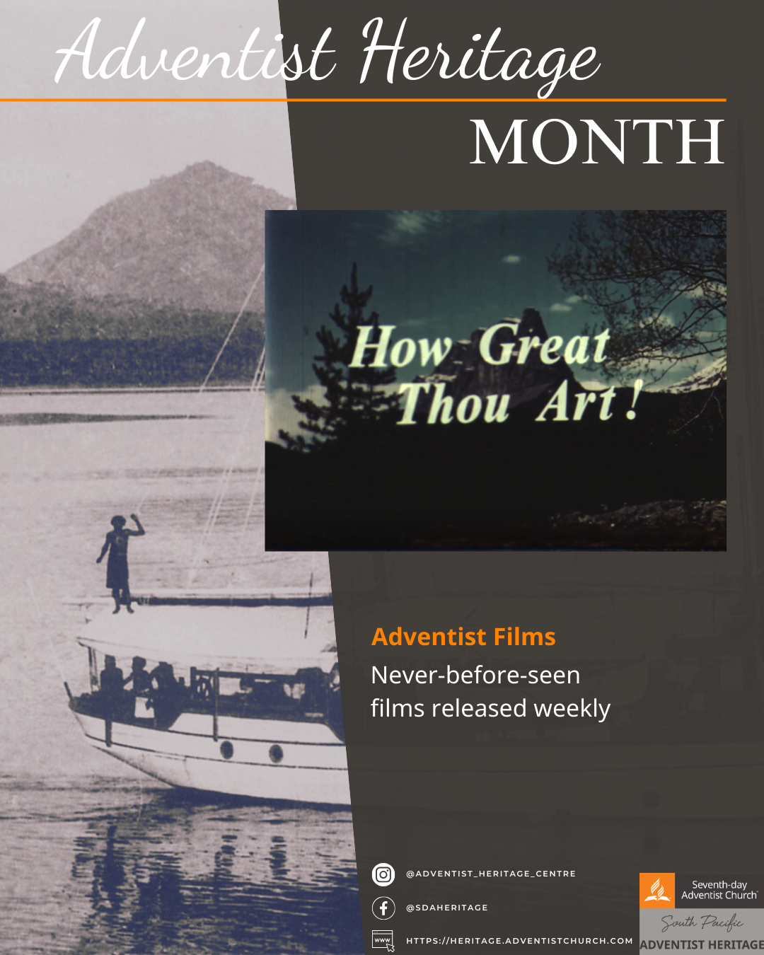 Adventist Heritage Month 2025 - Adventist Heritage Centre